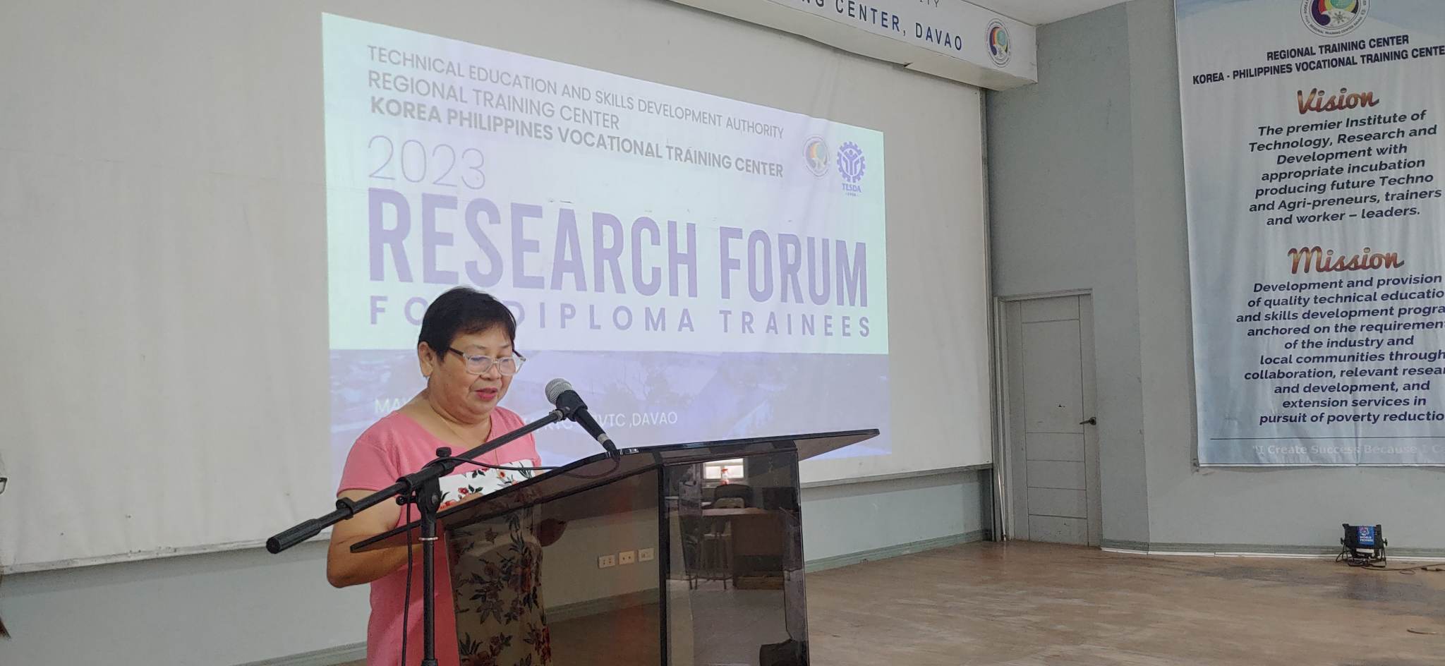 Research, Innovation and Development: Diploma Trainees of RTC-KorPhil Davao Join 2023 Research ...