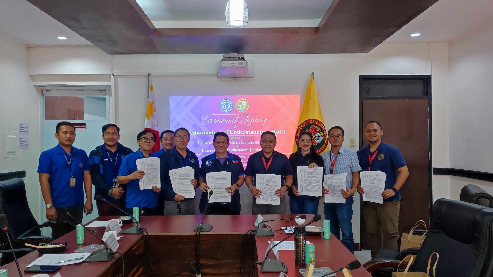 TESDA XI partners USeP; inks Memorandum of Understanding – RTC-KorPhil ...